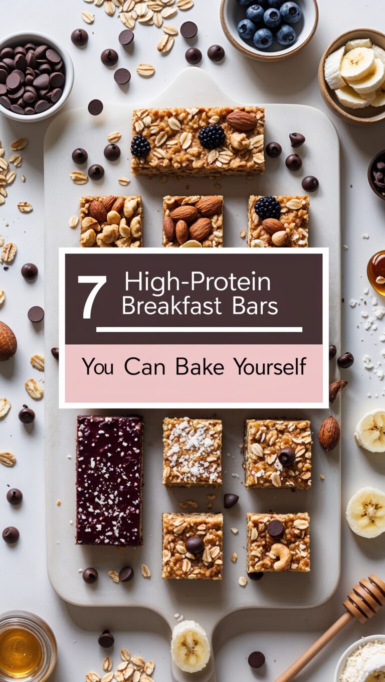 7 High-Protein Breakfast Bars You Can Bake Yourself