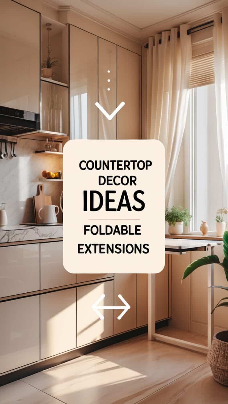 12 Space-Saving Countertop Decor Ideas For Tiny Kitchens