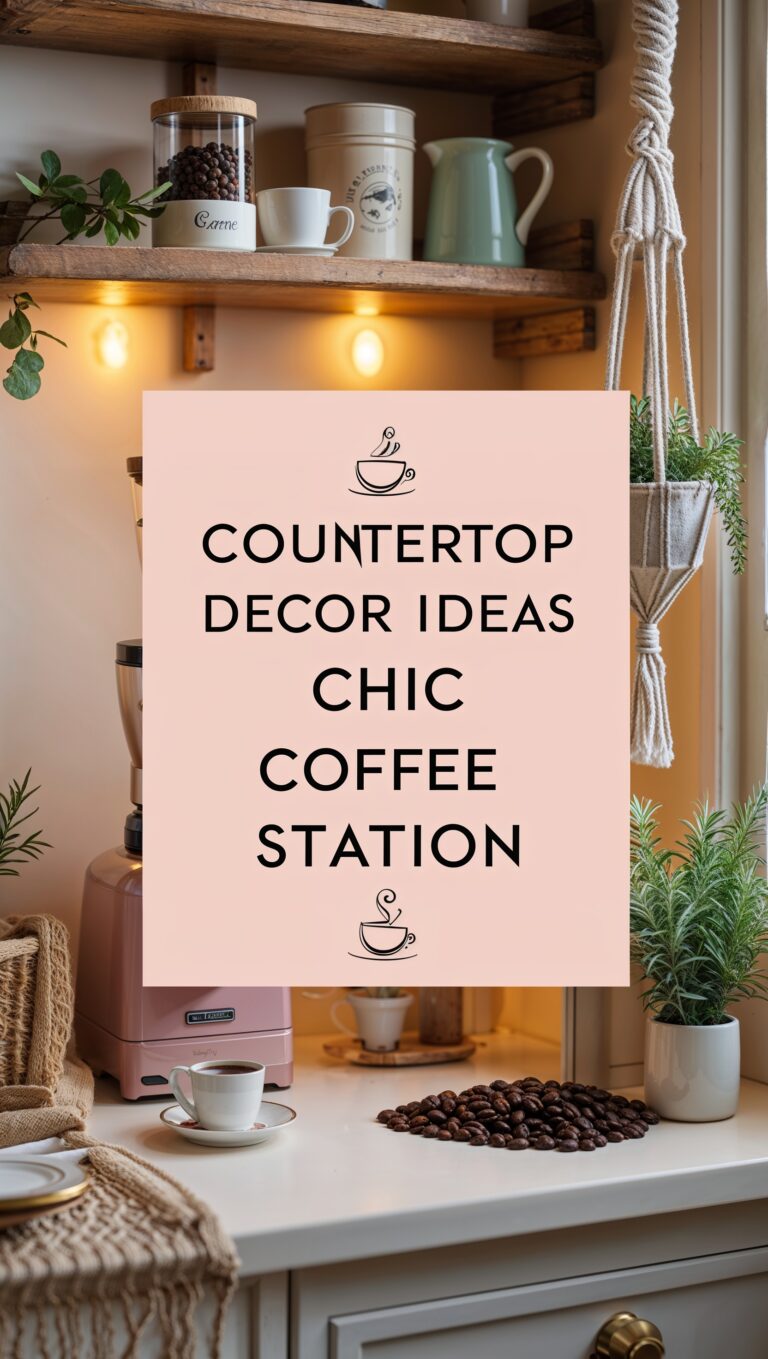 12 Space-Saving Countertop Decor Ideas For Tiny Kitchens