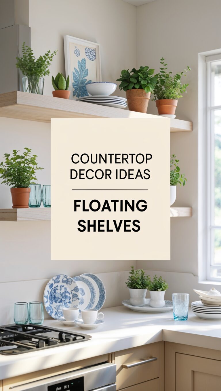 12 Space-Saving Countertop Decor Ideas For Tiny Kitchens