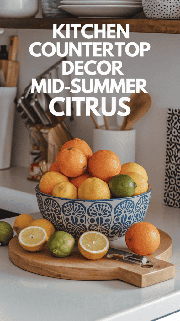 7 Seasonal Kitchen Countertop Decor Updates: From Summer Blooms To ...