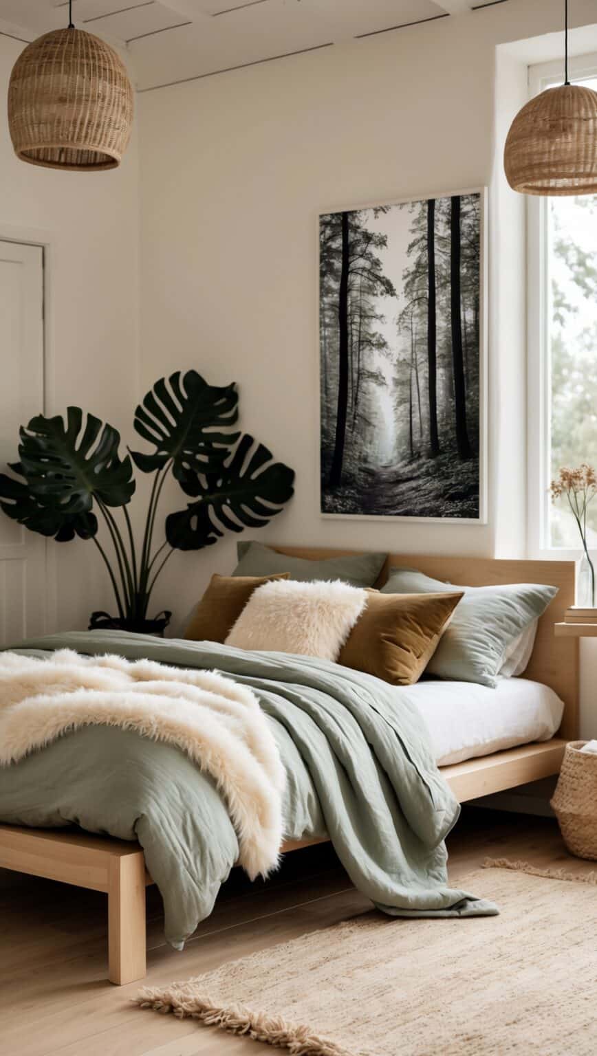 25 Breathtaking Earthy Bedroom Ideas For A Calming Nature-Inspired ...