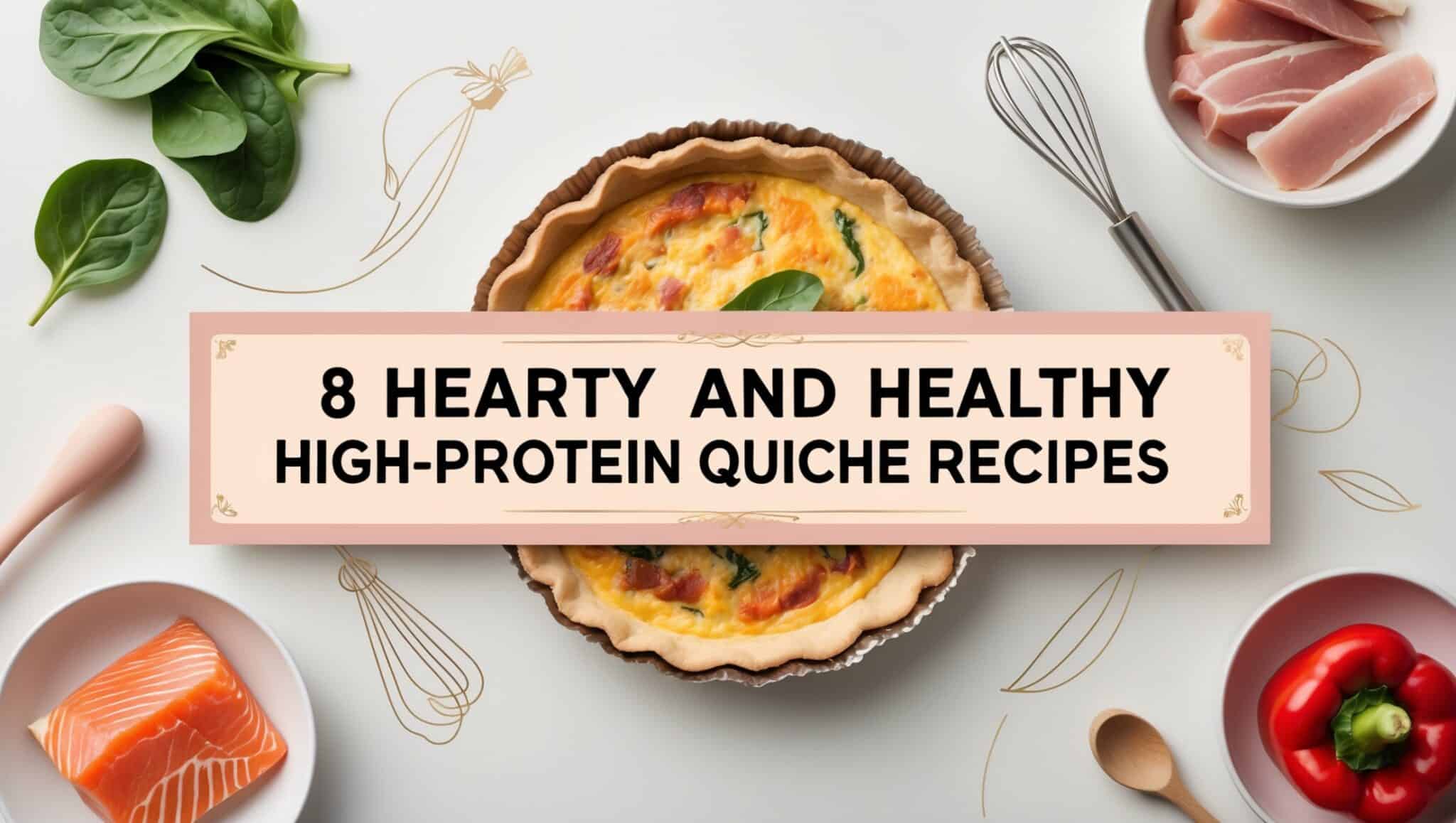 8 Hearty And Healthy High-Protein Quiche Recipes