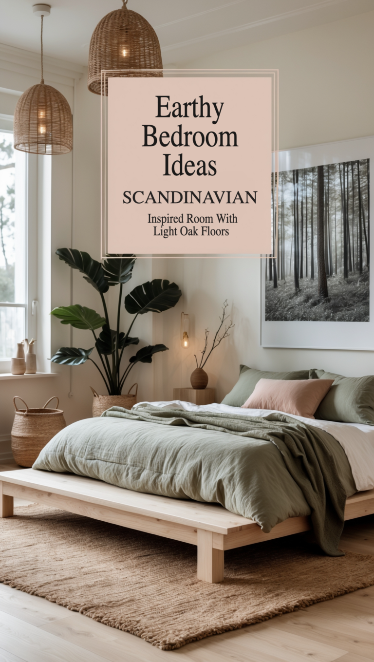 25 Breathtaking Earthy Bedroom Ideas For A Calming Nature-Inspired Sanctuary - Jahlila Bastian