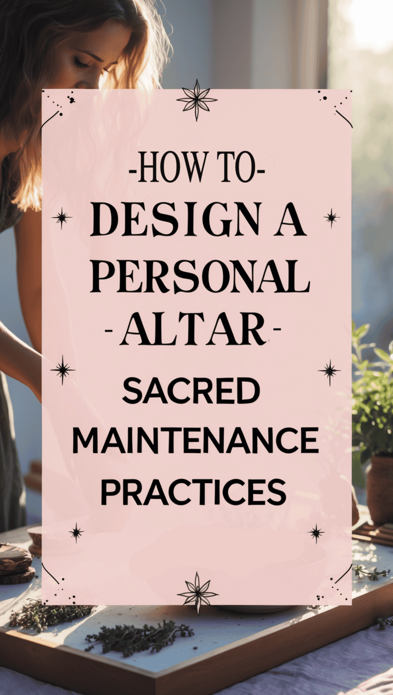 How To Design A Personal Altar: A Step-by-Step Guide For Spiritual ...