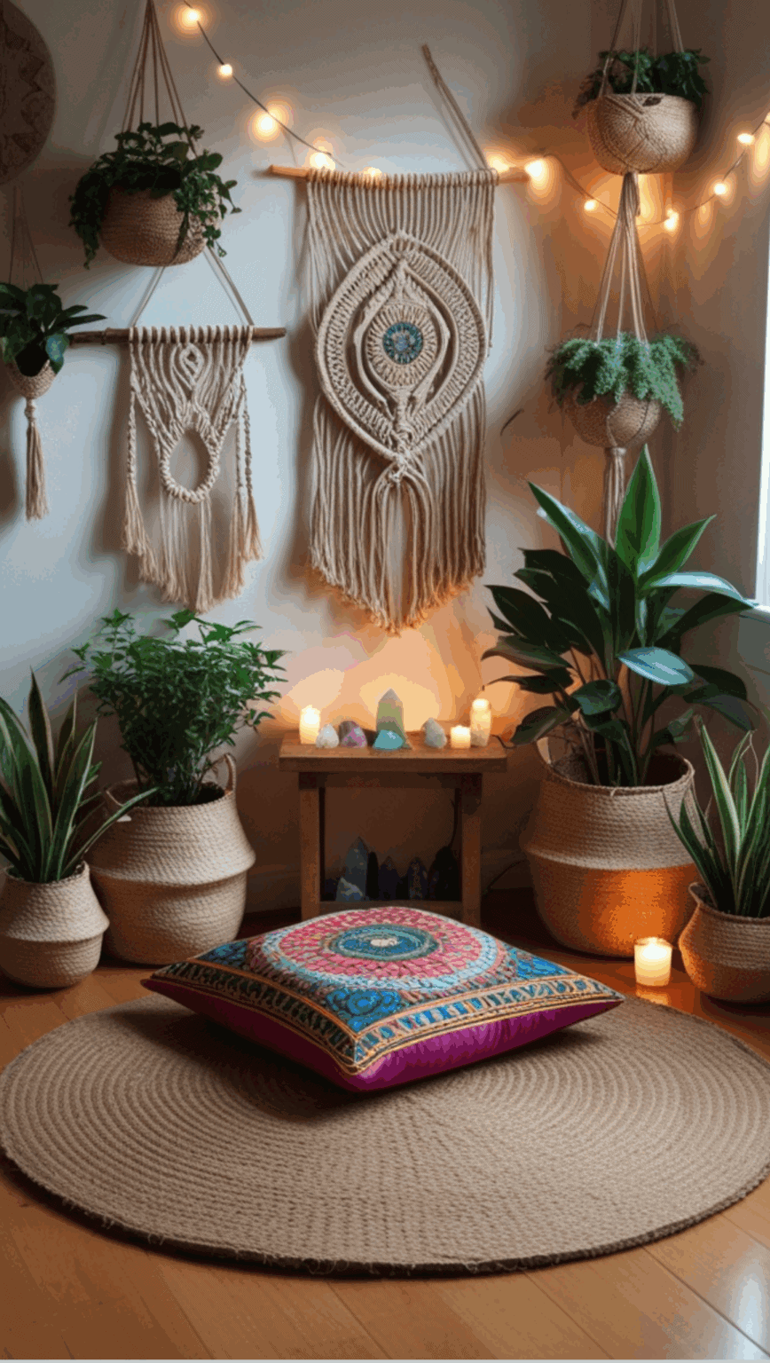 15 Dreamy Boho-Inspired Meditation Spaces You Can Create On A Budget ...